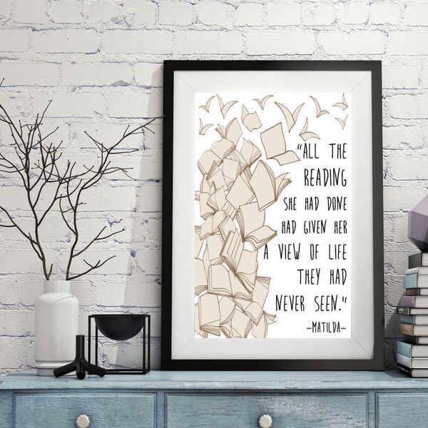 Matilda Quote Nursery - Etsy