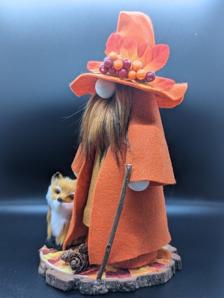 Woodland Gnome With Fox - Etsy