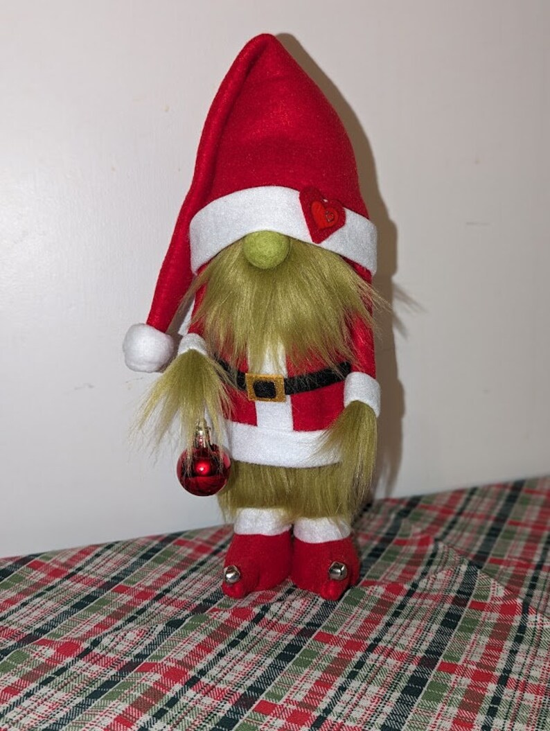 Green Christmas Gnome, Home Decor, Christmas Gnome, Gift, Holiday Gnome ...