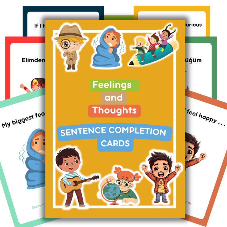 Sentence Completion Cards, Conversation Prompts, Problem-solving ...