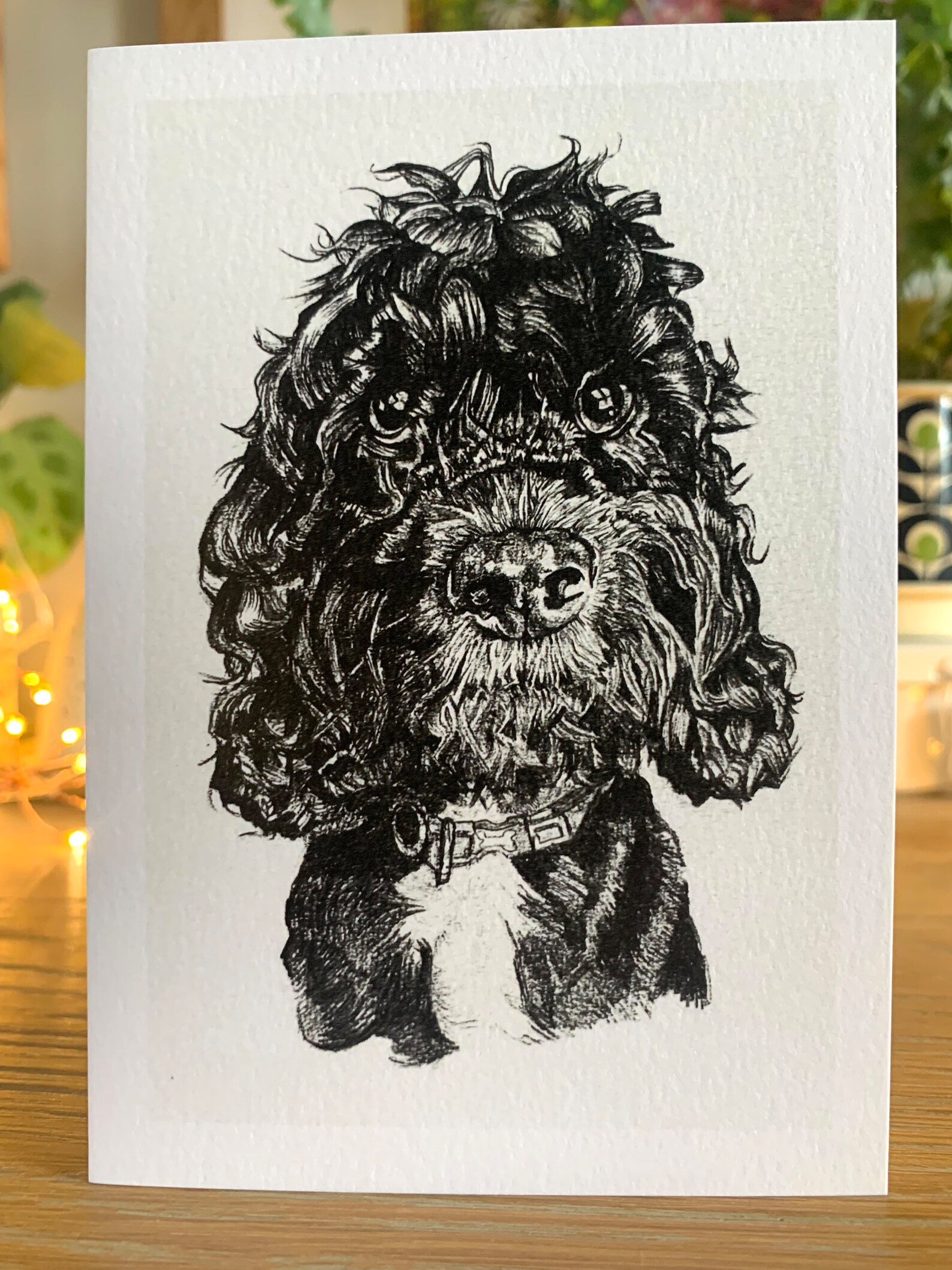 Cockapoo Greetings Card- ‘bertie’ - Etsy