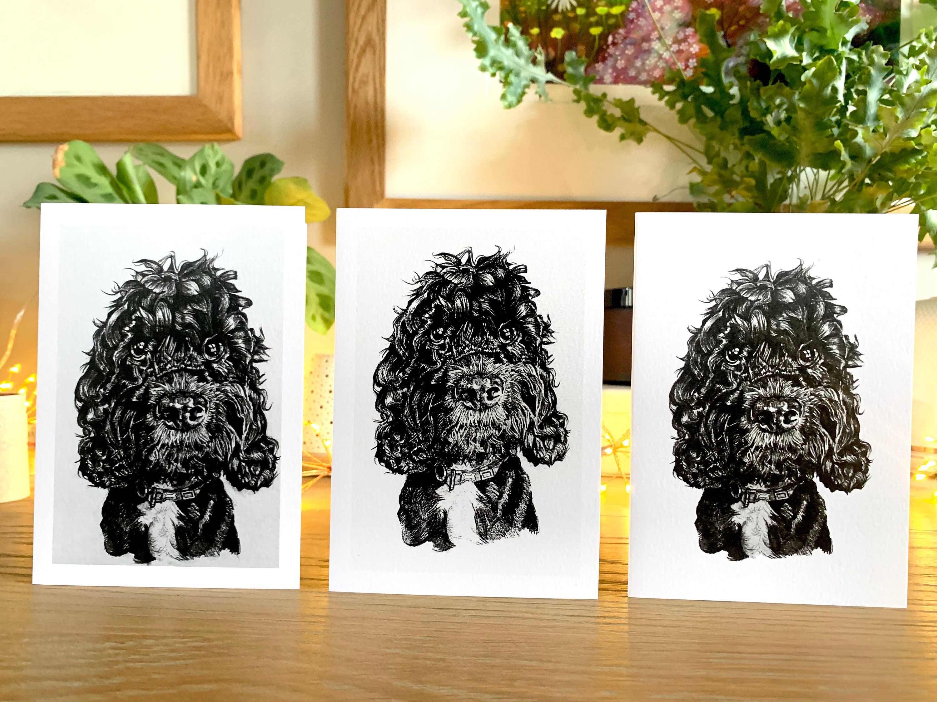 Cockapoo Greetings Card- ‘bertie’ - Etsy