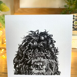 Cockapoo Greetings Card- ‘bertie’ - Etsy