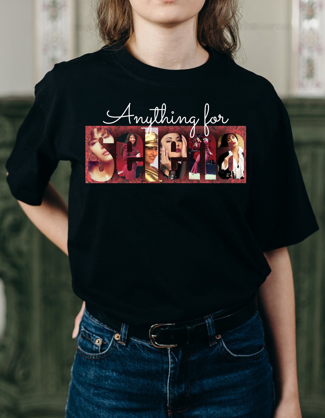 Anything for Selena T-shirt Selena Quintanilla Shirt Selenas - Etsy