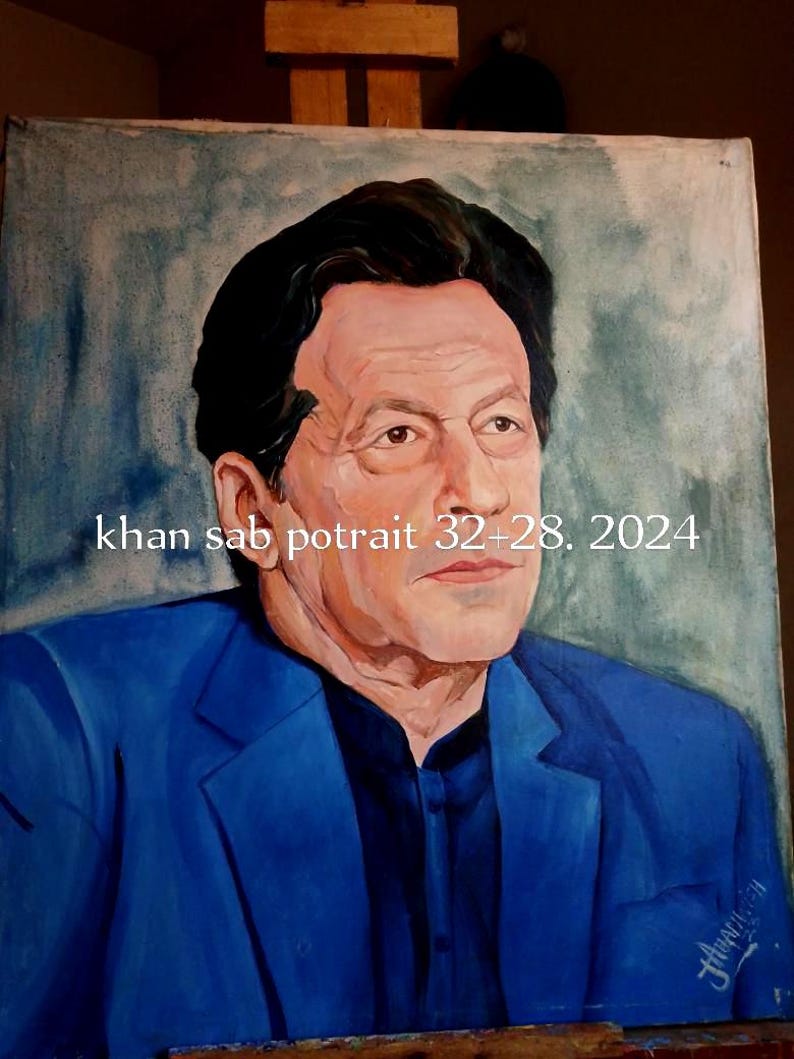 IMRAN KHAN PORTRAIT - Etsy