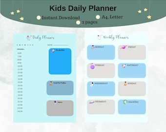 Kids Daily Journal Printable / Journal for Kids / Diary for - Etsy