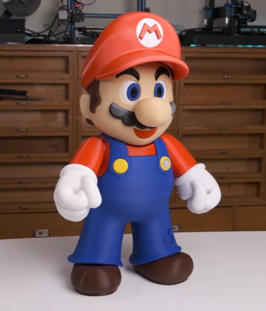 Super Mario 3D STL File Mario 3D Figure Print-ready 3D Model - Etsy