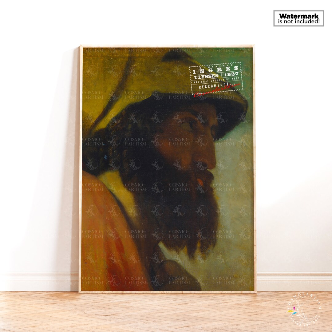 Jean-auguste-dominique Ingres Ulysses Poster, Impressionism Art Print ...