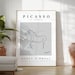 Pablo Picasso Le Cheval ,the Horse, Painting Line Art Exhibition Poster ...