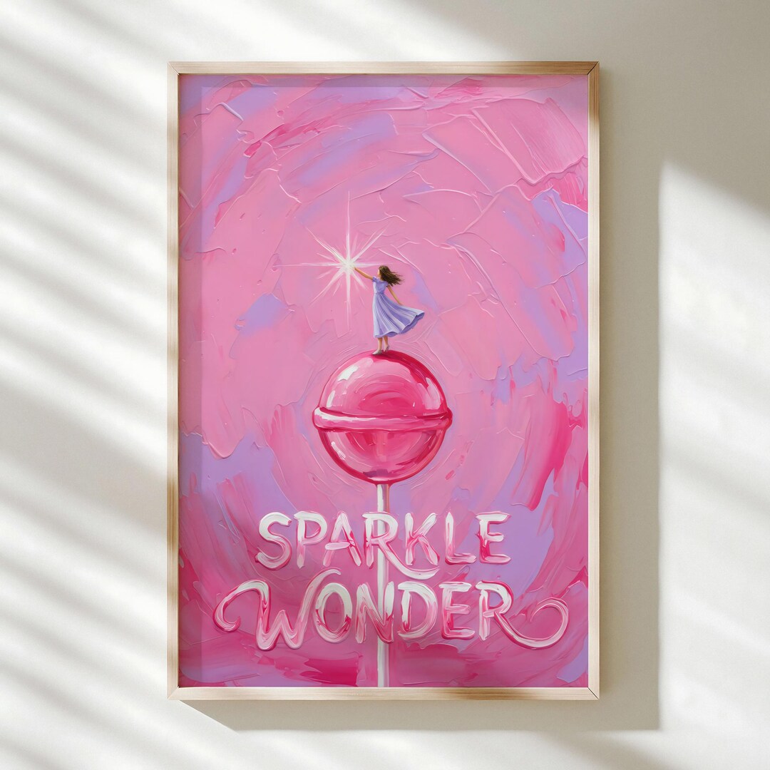 Sparkle Wonder Oil Painting , 13 Year Old Girl Dream , Lavender Dress ...