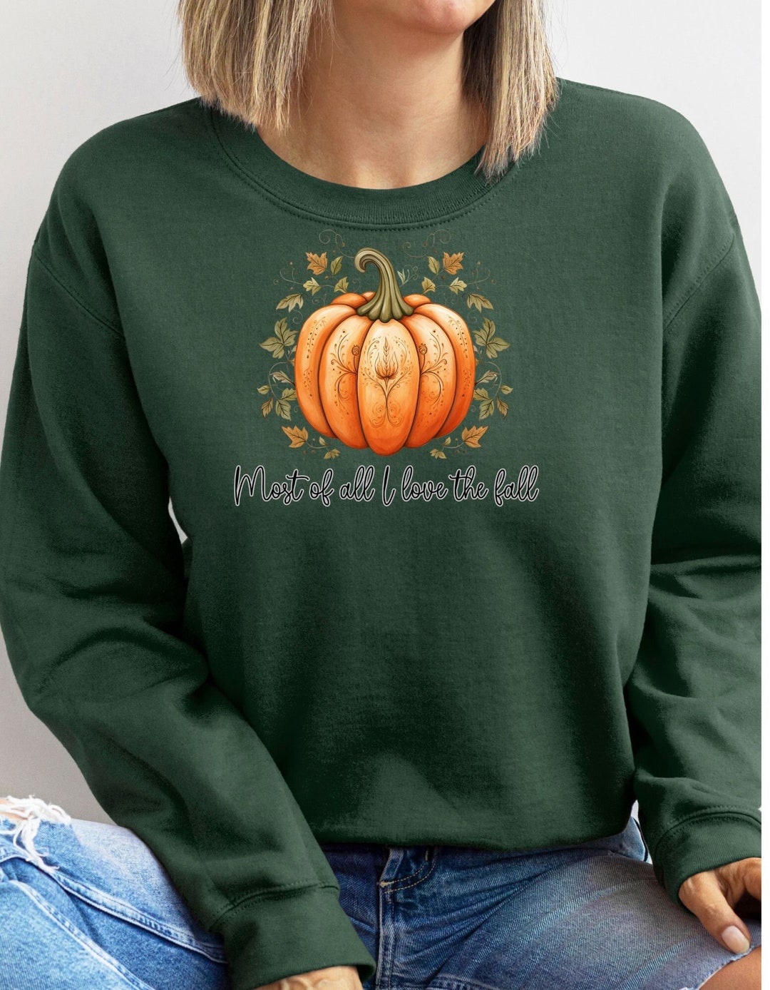 Fall Sweatshirt, Women's Plus Sweatshirts, Fall Pumpkin Sweatshirts, 2x ...