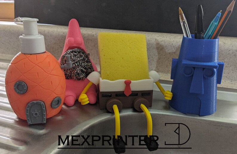 Spongebob Patrick Star Squidward House Kitchen Soap - Etsy UK