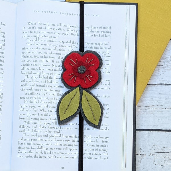 Elastic Bookmark - Etsy
