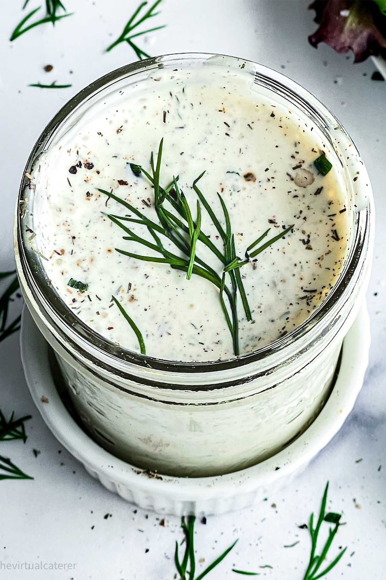 The BEST Restaurant Ranch Dressing Recipe - Etsy