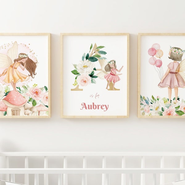 Watercolor Peter Rabbit Nursery Prints, Baby Initial Print, Peter ...