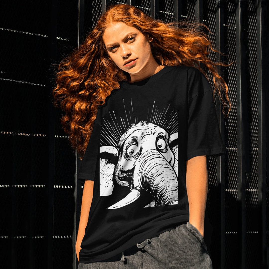 Elephant Shirt Gothic Clothes Gen Z Shirt Top Seller Goblincore Shirt ...