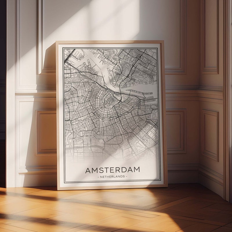 Amsterdam Map - Etsy