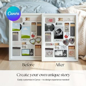 Matchbook Print DIY Canva Template Matchbox Printable Gift for ...