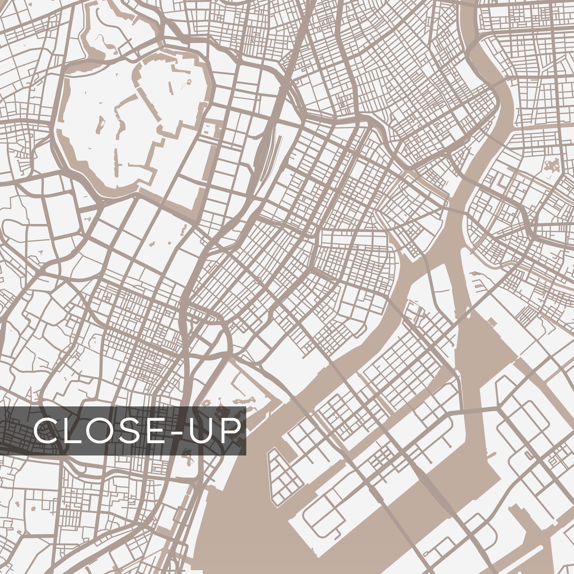 Map of Tokyo Instant Download Tokyo Map Printable Tokyo City - Etsy