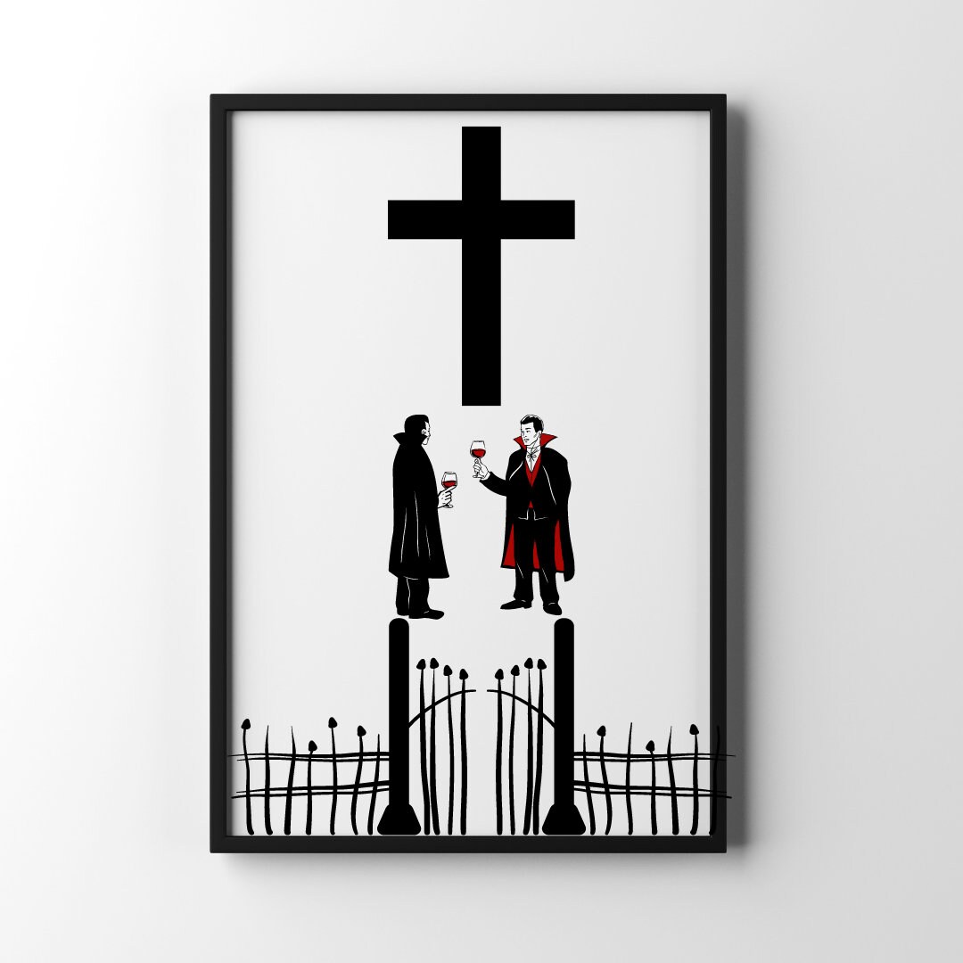 Vampire Wall Art, Christian Wall Art, Printable Vampire Wall Art ...