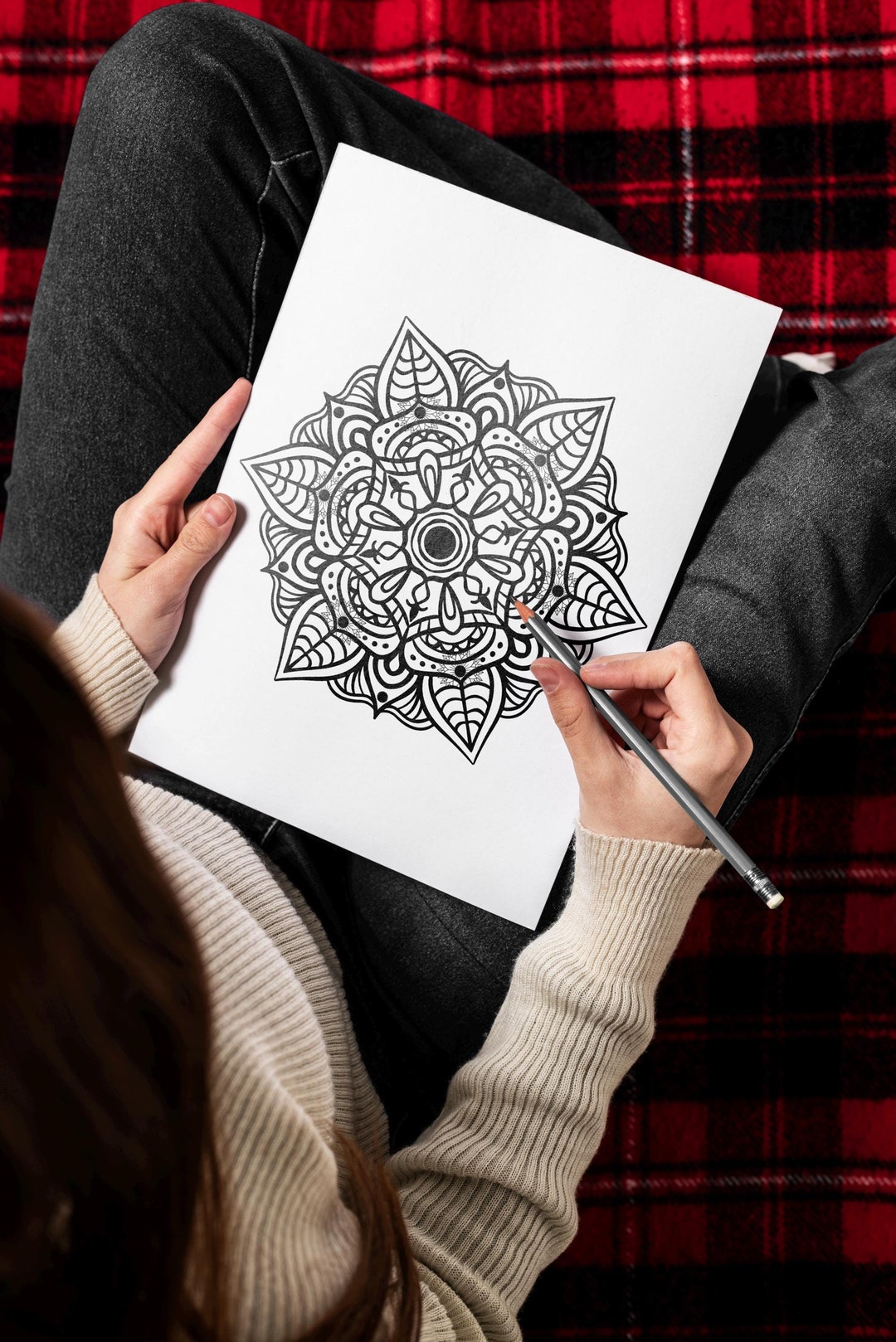 10 Mandala Models Adult Coloring Page Printable Coloring Sheet I ...