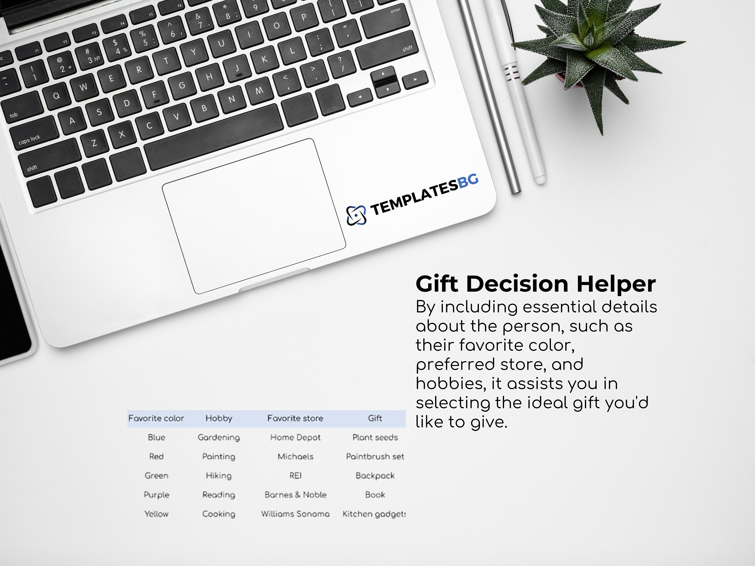 Birthday Tracker Google Sheets Digital Spreadsheet: Birthday Gift Ideas ...