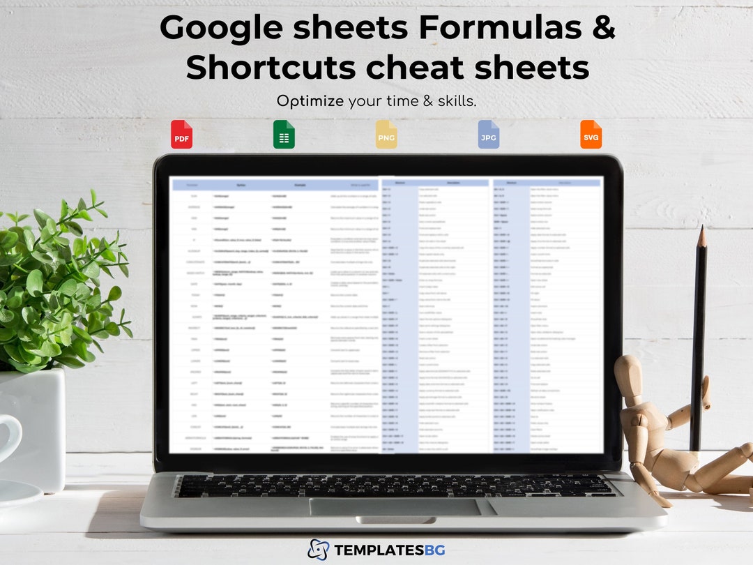 Google Sheets Cheat Sheet: Reference Sheet Google Spreadsheet With ...