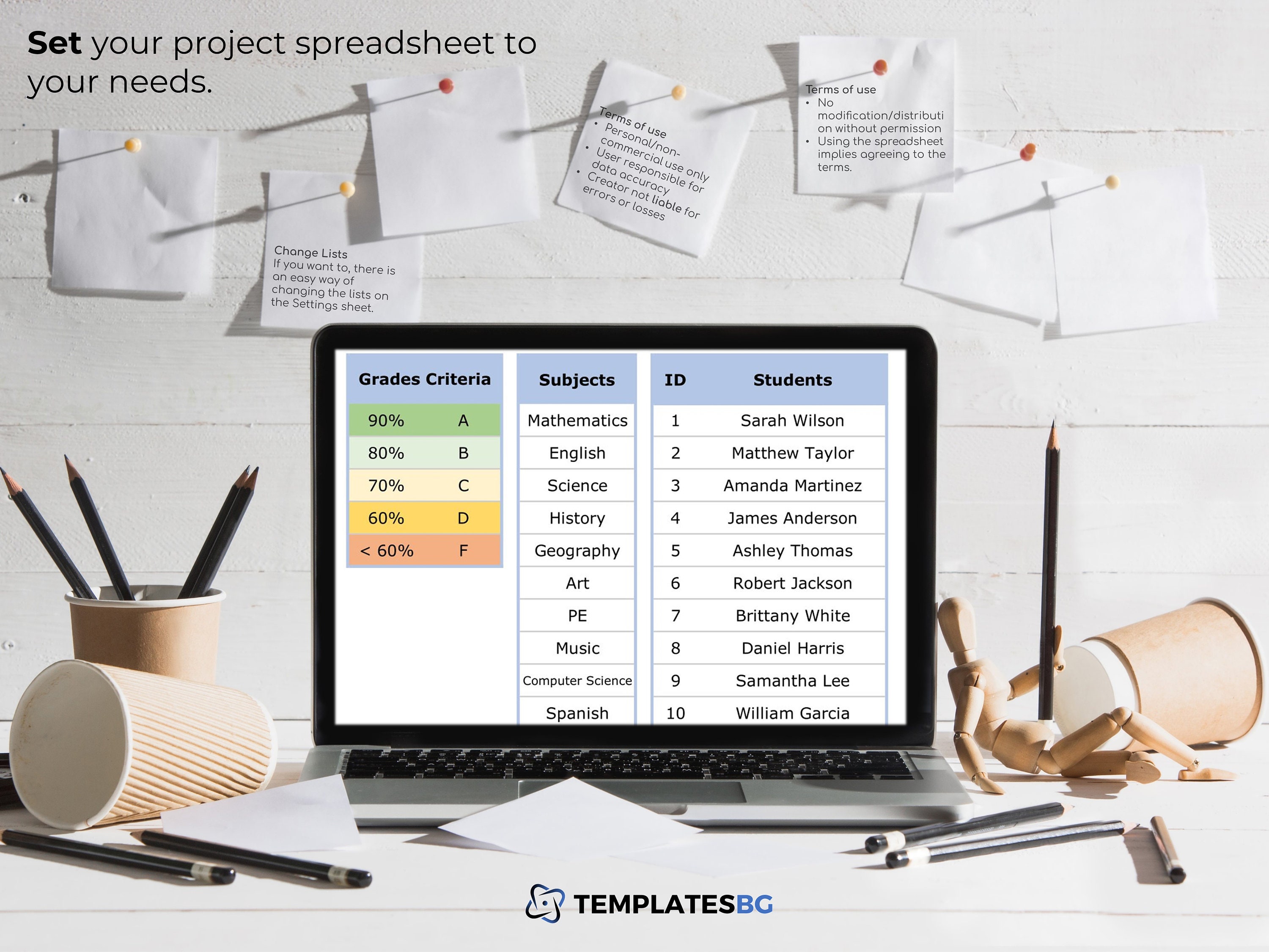 Grade Tracker Excel Spreadsheet Template: Digital Gradebook Excel ...