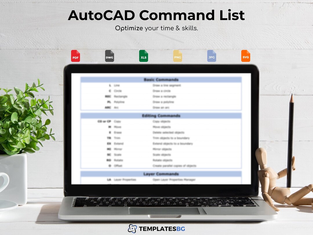 Autocad Cheat Sheet Printable Template | Autocad Template | Architect ...
