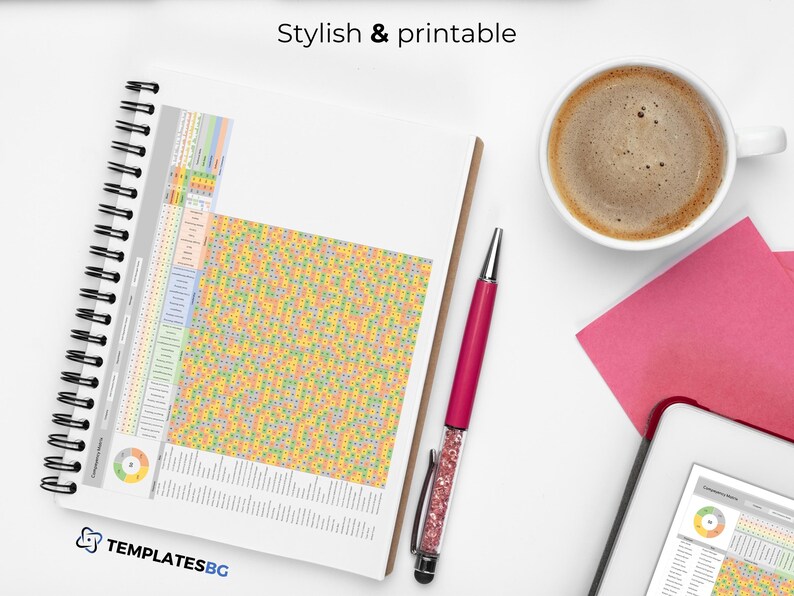 Skills Matrix Template: Employee Competency Assessment (excel .xlsx) - Etsy