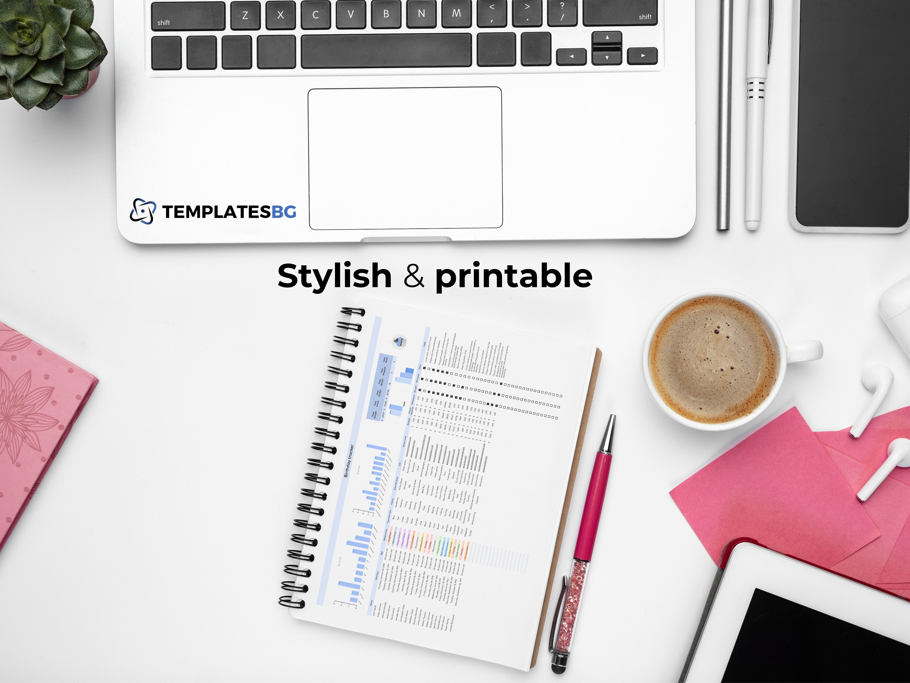 Birthday Tracker Google Sheets Digital Spreadsheet: Birthday Gift Ideas ...