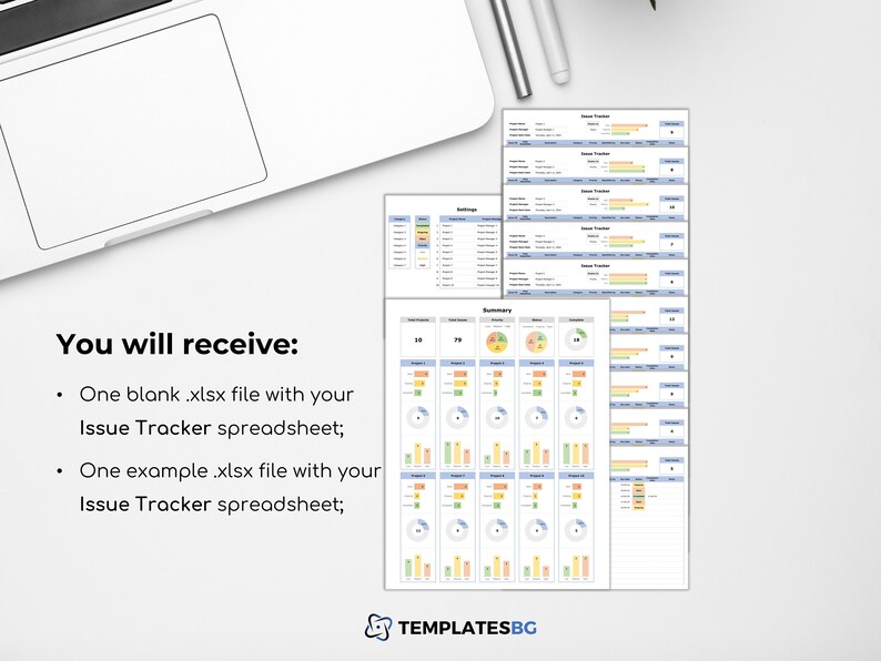 Issue Tracker Excel Spreadsheet Template: Project Tracker Risk Management Project to Do List ...