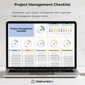Project Management Checklist Template Excel Spredsheet Template ...