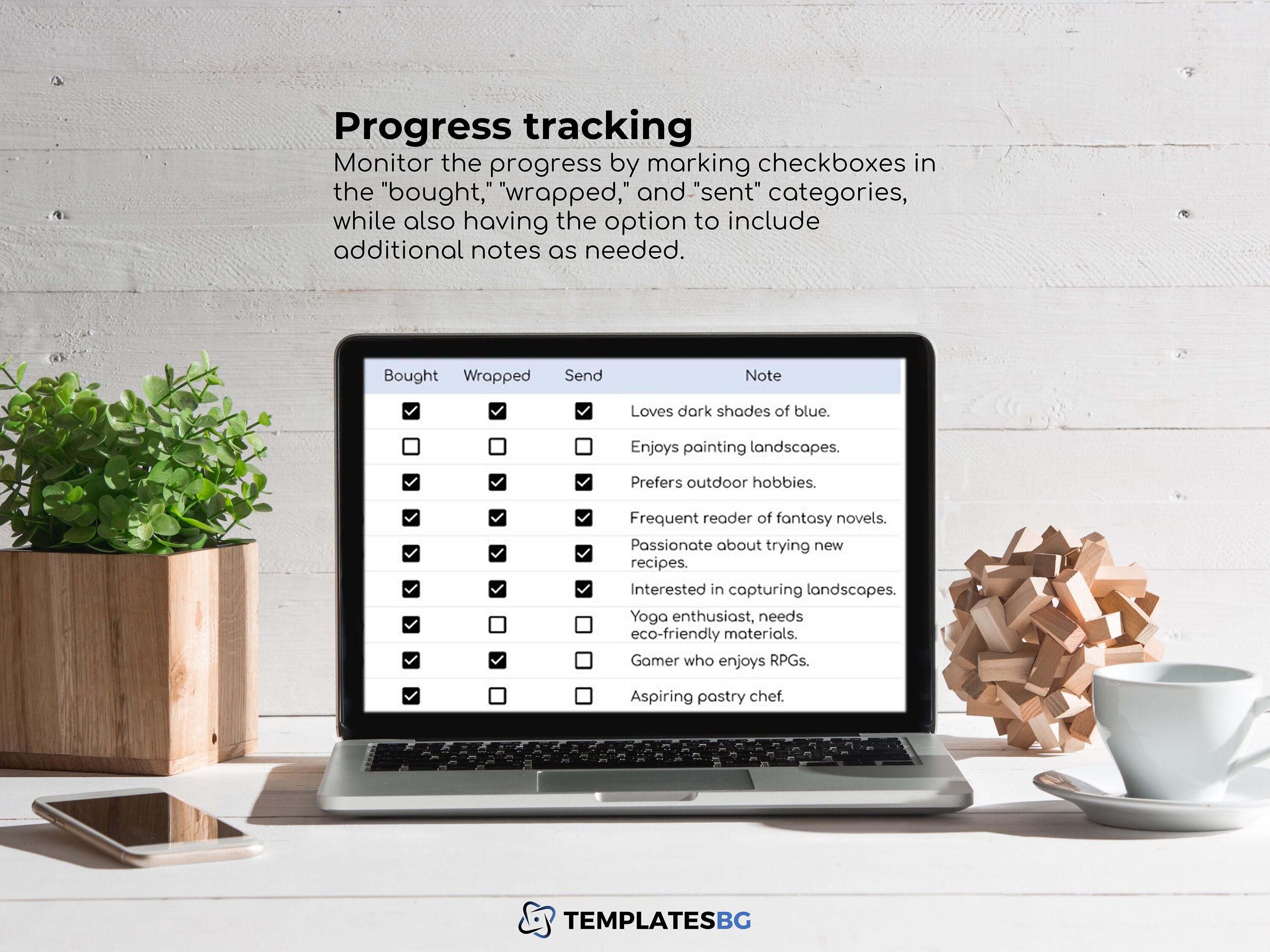 Birthday Tracker Google Sheets Digital Spreadsheet: Birthday Gift Ideas ...