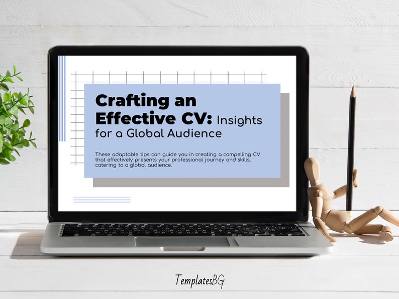 Modern Resume Powerpoint Template CV Template Professional - Etsy