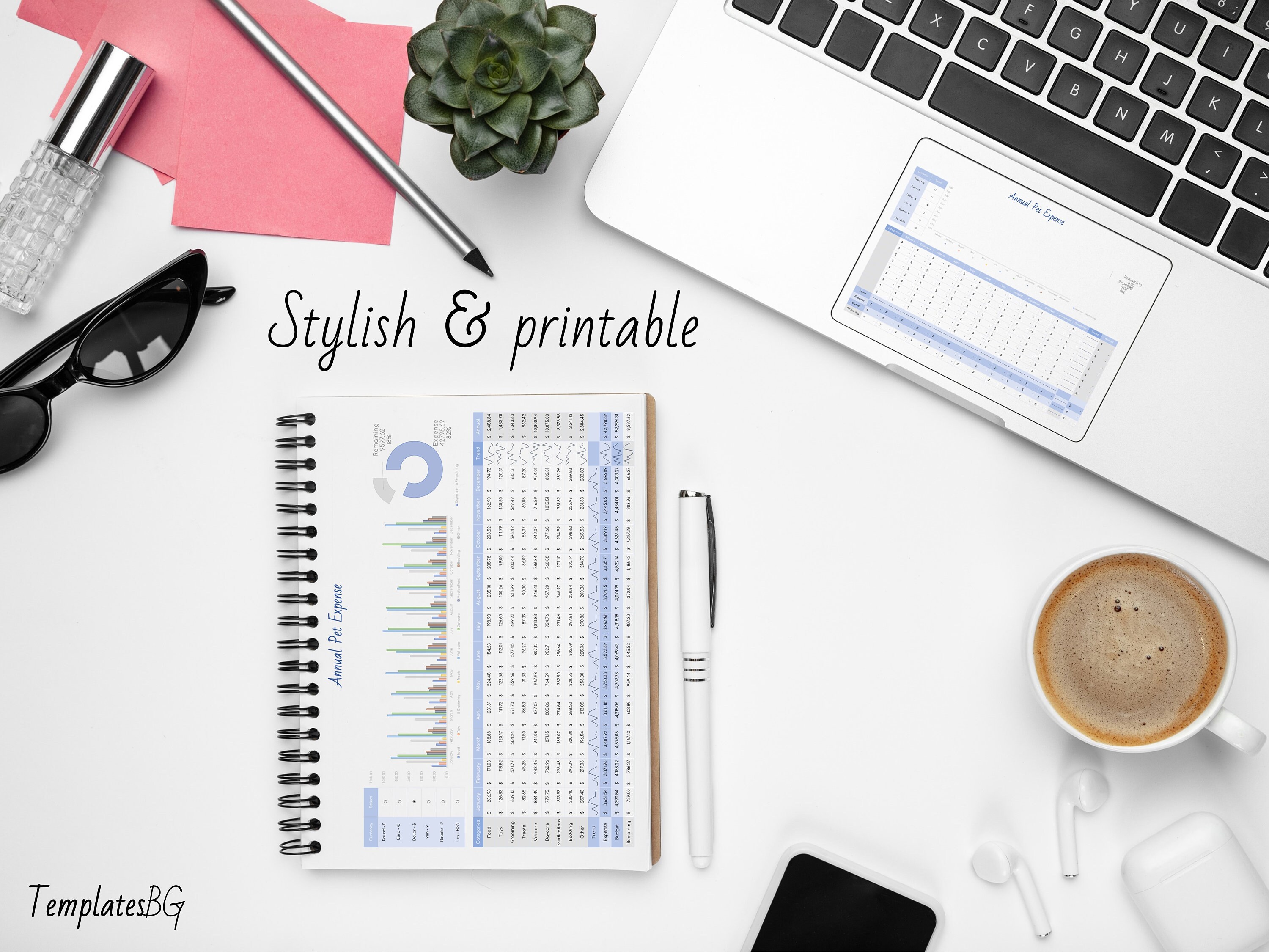 Pet Budget Tracker: Excel Spreadsheet Template (digital Download) - Etsy