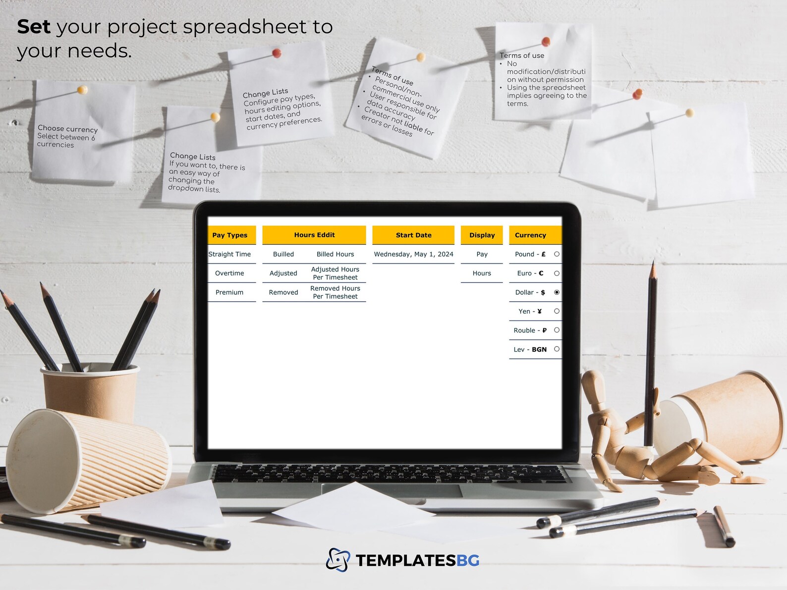 Construction Manager Work Tracker: Excel Project Management Template ...