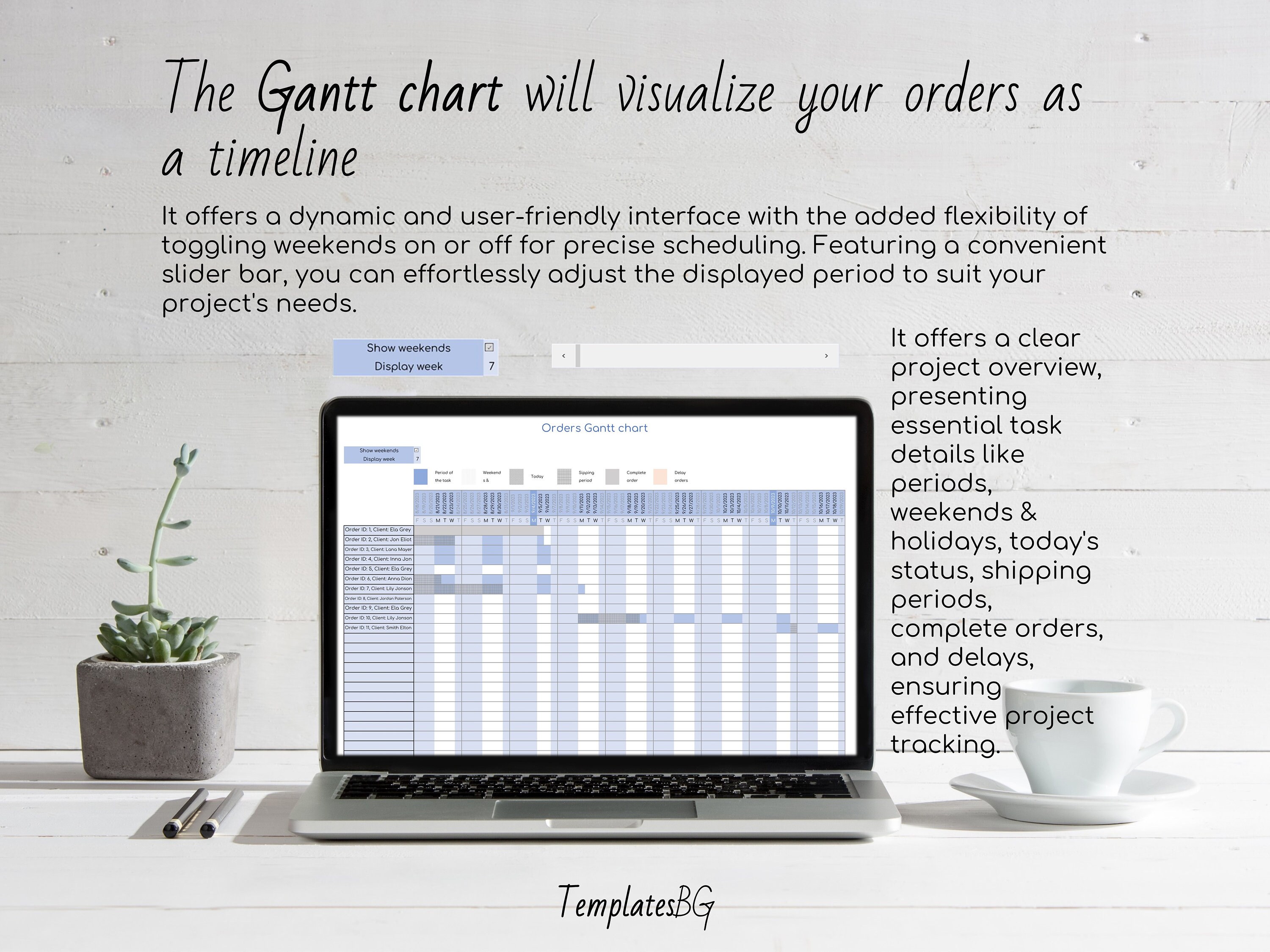 Sales Management Excel Spreadsheet Order Tracker, Sales Dashboard ...