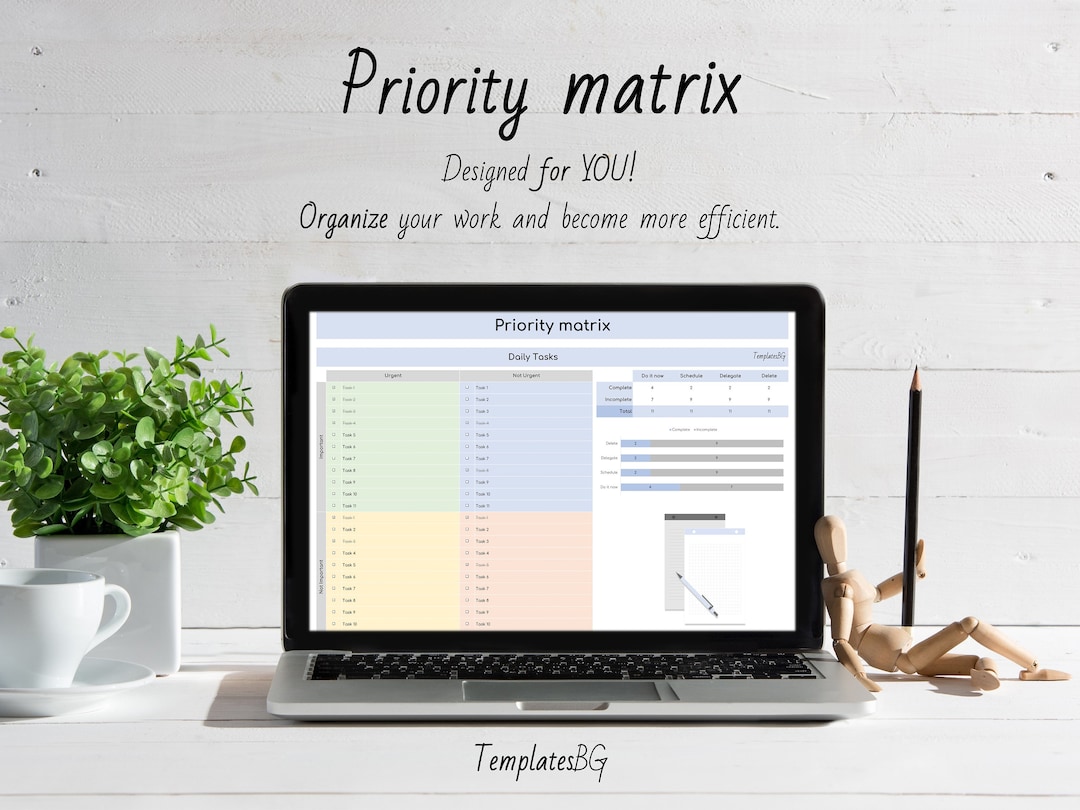 Priority Matrix Spreadsheet Effective Task Management Eisenhower