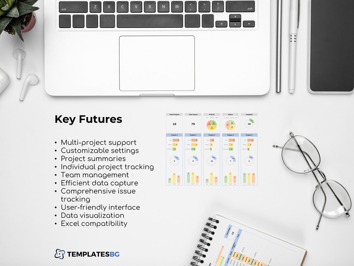 Issue Tracker Excel Spreadsheet Template: Project Tracker Risk ...