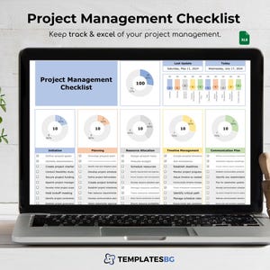 Project Management Checklist Template Excel Spredsheet Template ...