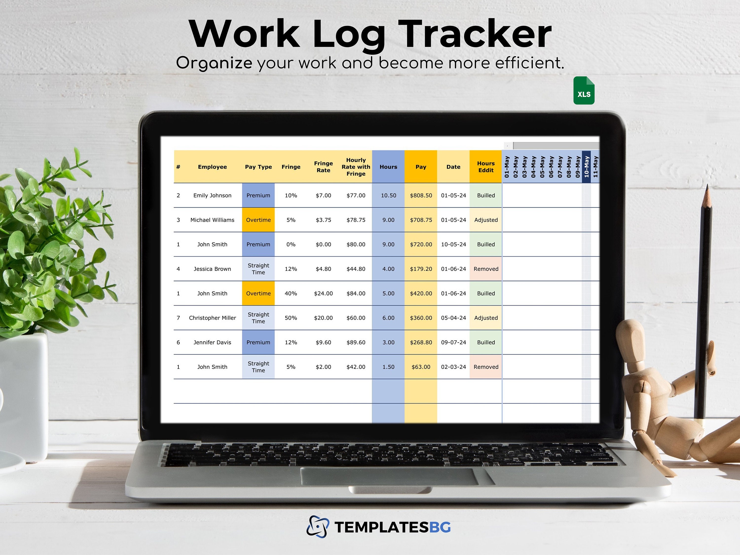 Construction Manager Work Tracker Excel Spreadsheet: Expense Tracker ...