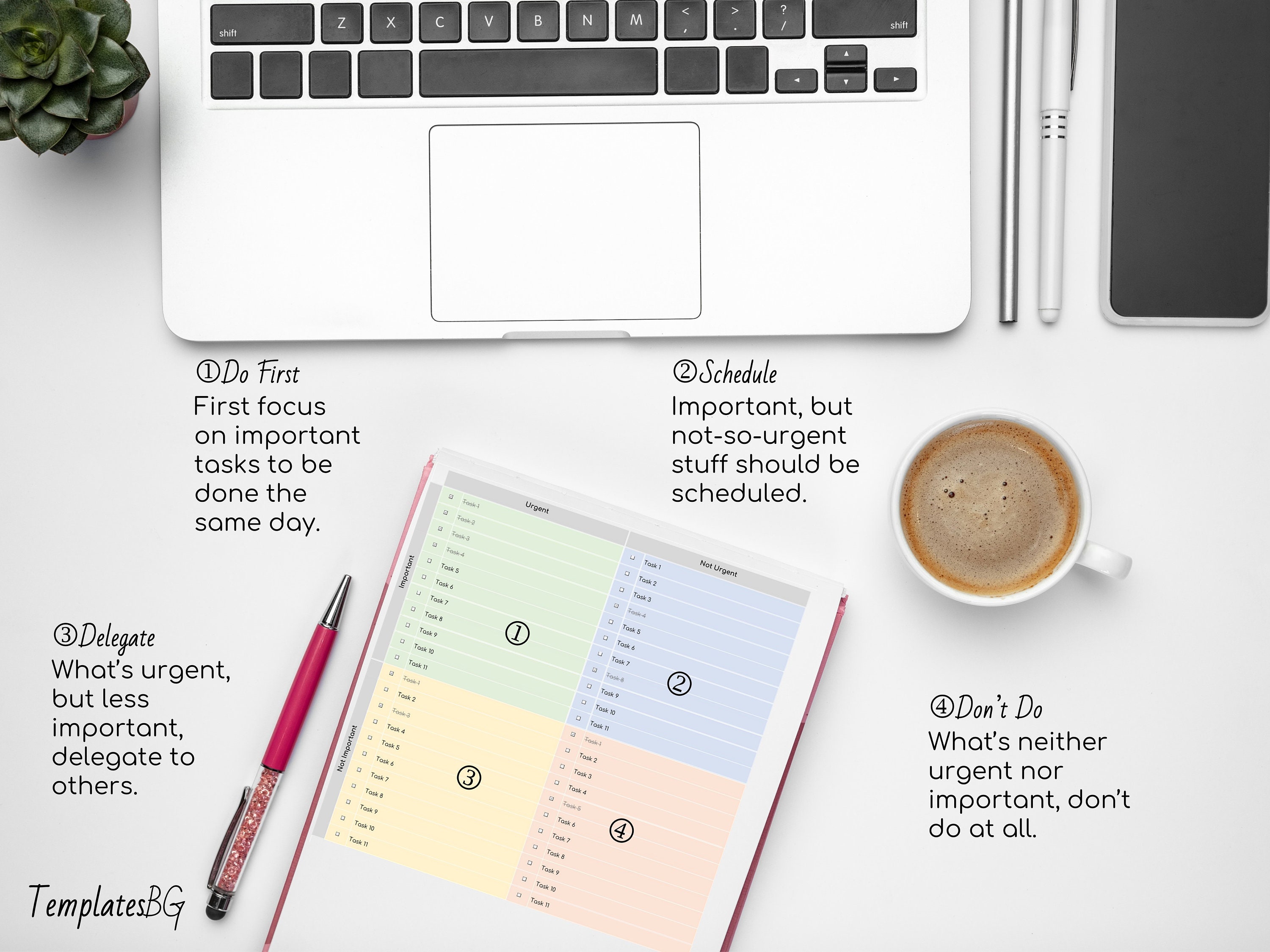 Priority Matrix Spreadsheet Effective Task Management, Eisenhower ...