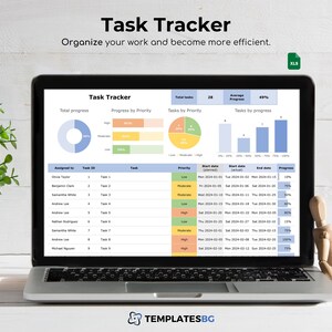Excel Task Tracker to Do List Template: Editable to Do List Excel ...