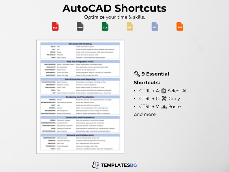 Autocad Template | Printable Template | Architect Template | Autocad ...