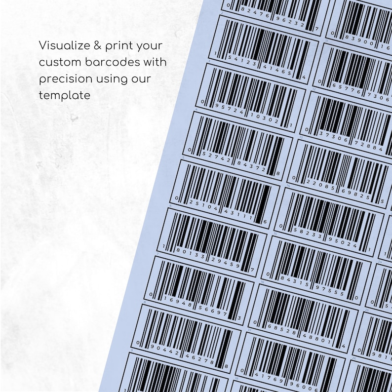 Excel Barcode Generator: UPC Codes & Inventory Management (digital ...