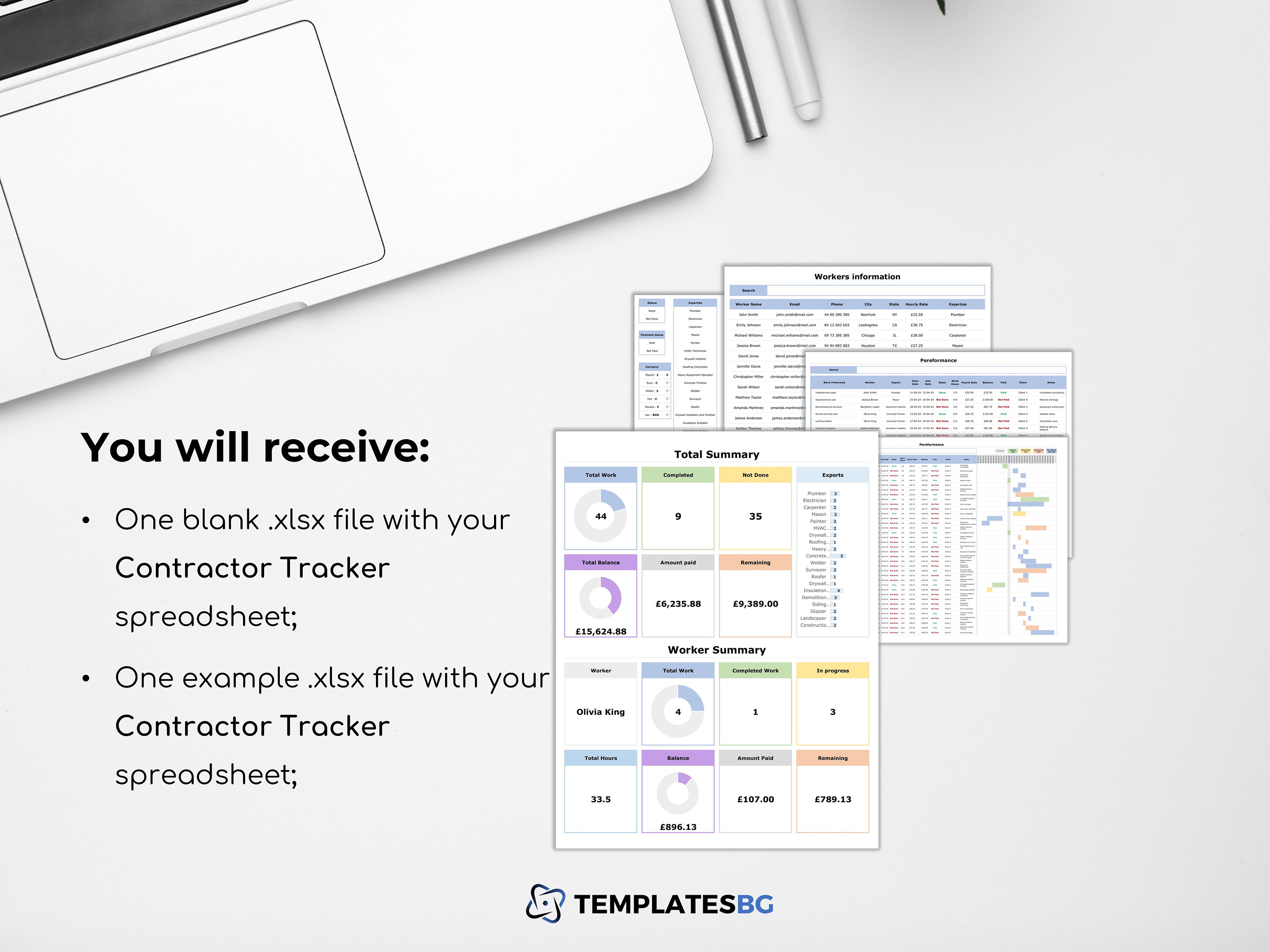 Task Tracker Excel Spreadsheet Template: Business Planning Budget ...