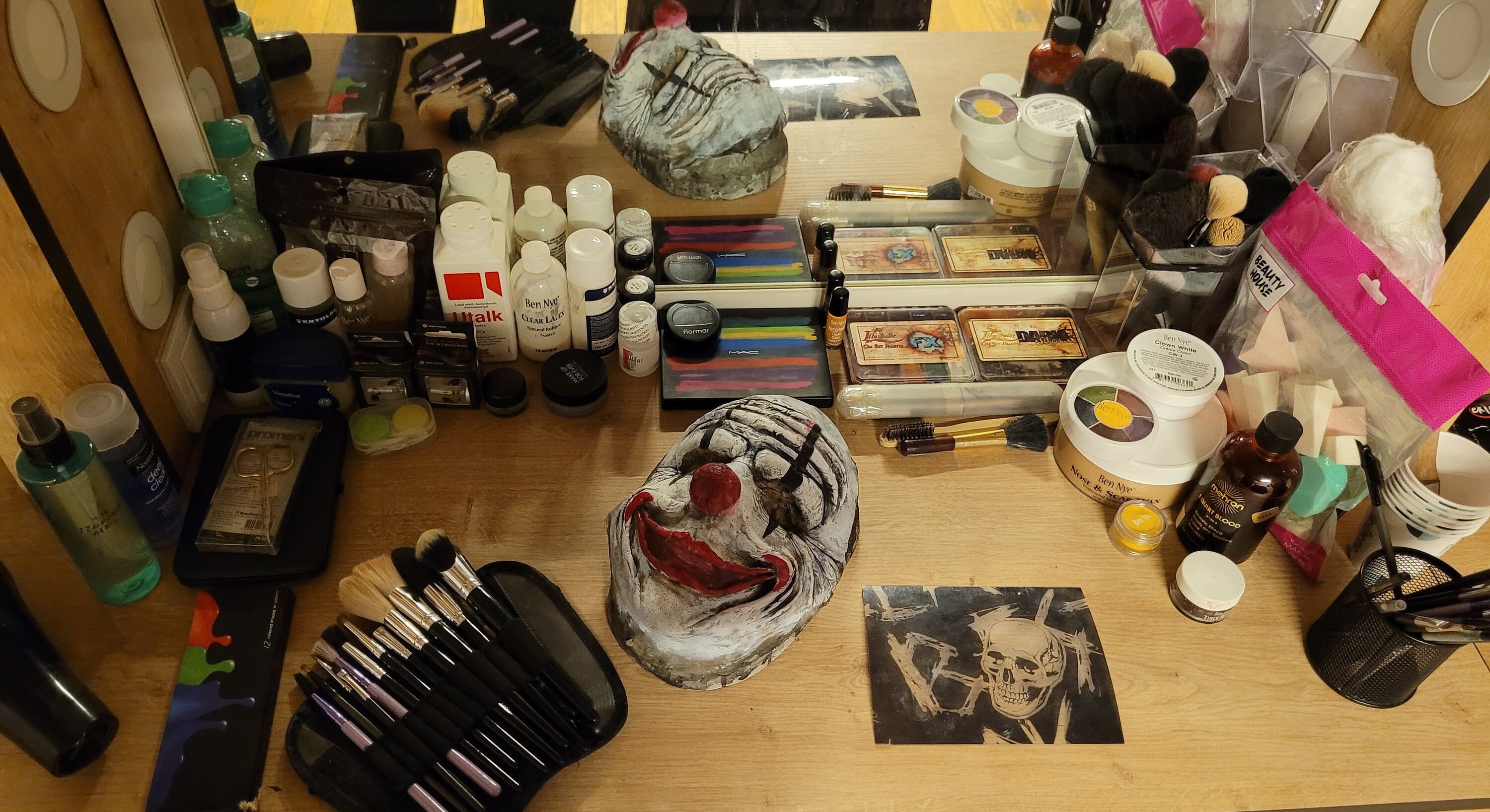 Full Face Clown Prosthetic - Etsy