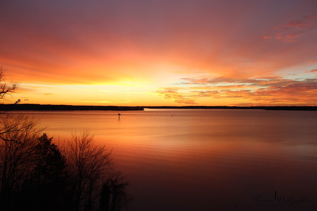 Sunrise Over the Elk River, Maryland - Etsy