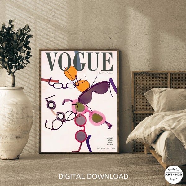 Vogue Cover Poster - Etsy